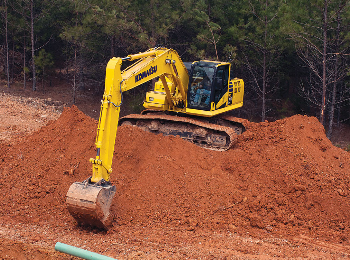 EXCAVATOR 54,000 LB - PC200 / PC210 WITH THUMB - 165HP Rentals - Green ...